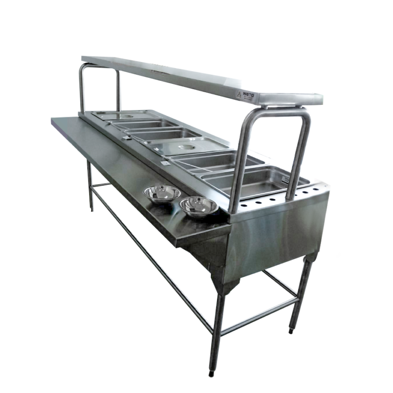 Mesa caliente - Nieto Acero Inoxidable